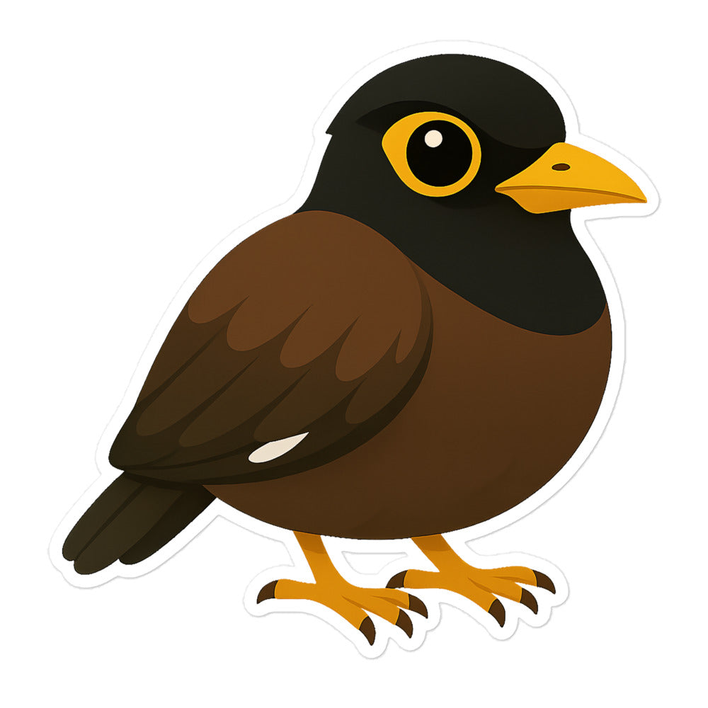 Common Myna Bubble-free sticker – Hawaii Guide